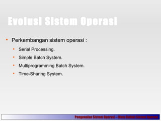 pengenalan sistem operasi | PPT