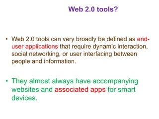 Web tools in Online Teaching | PPT