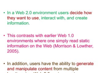 Web tools in Online Teaching | PPT