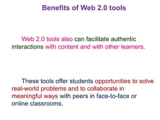 Web tools in Online Teaching | PPT