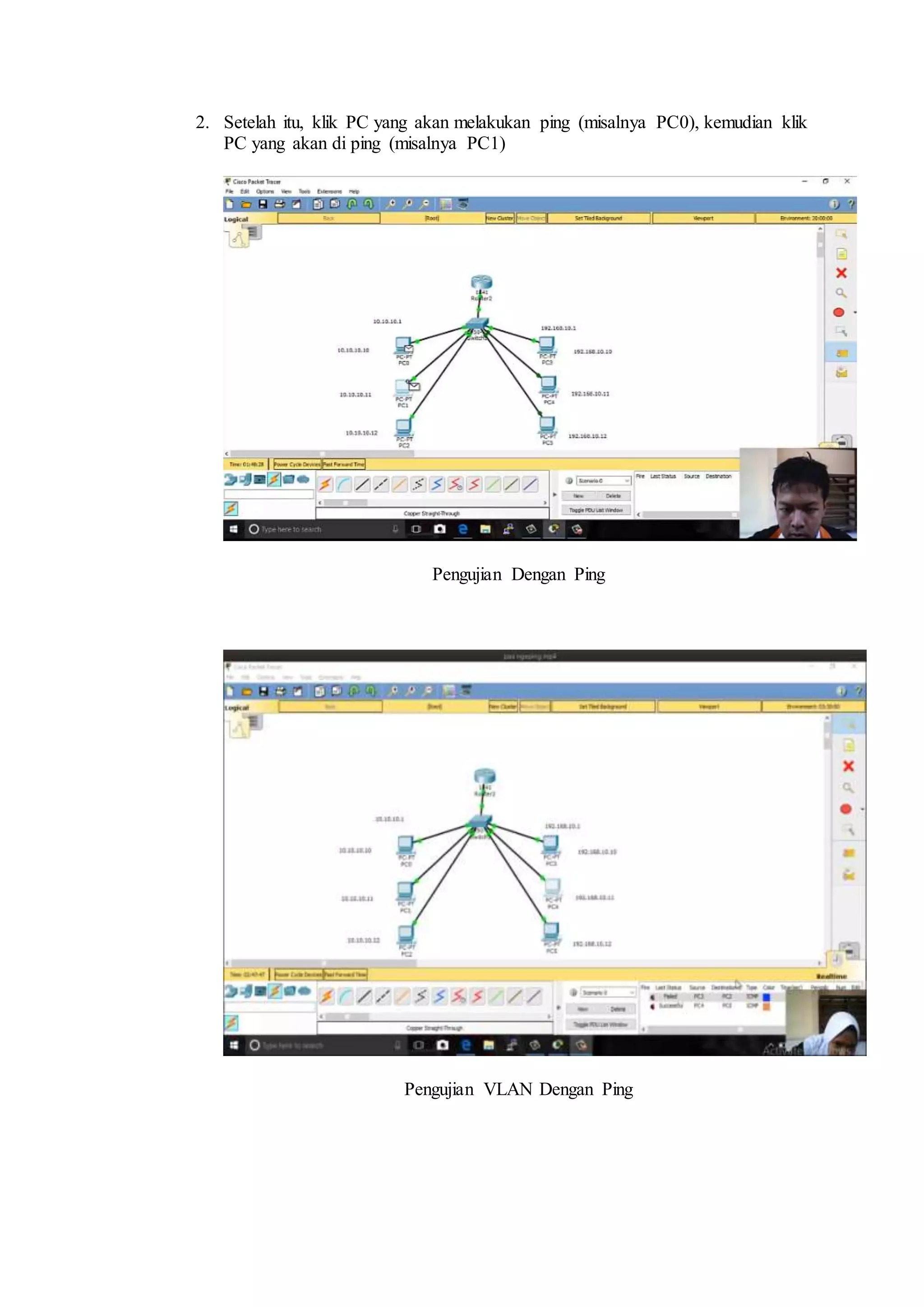#1 Laporan Konfigurasi VLAN XI TKJ 2 SMKN 8 semarang 2018 | DOCX