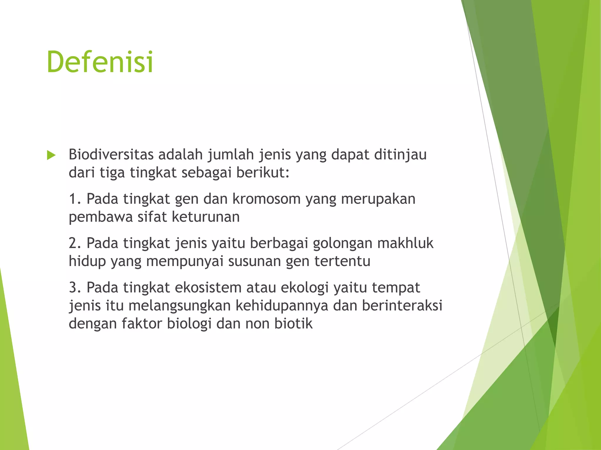 konsep biodiversitas | PPTX