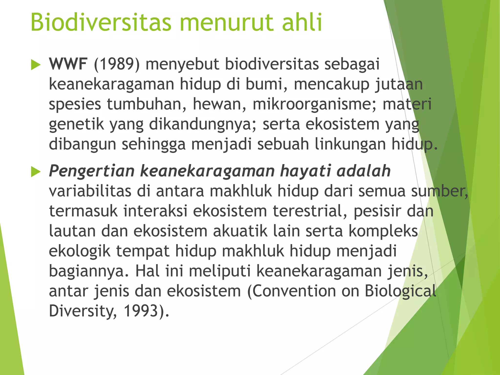 konsep biodiversitas | PPTX