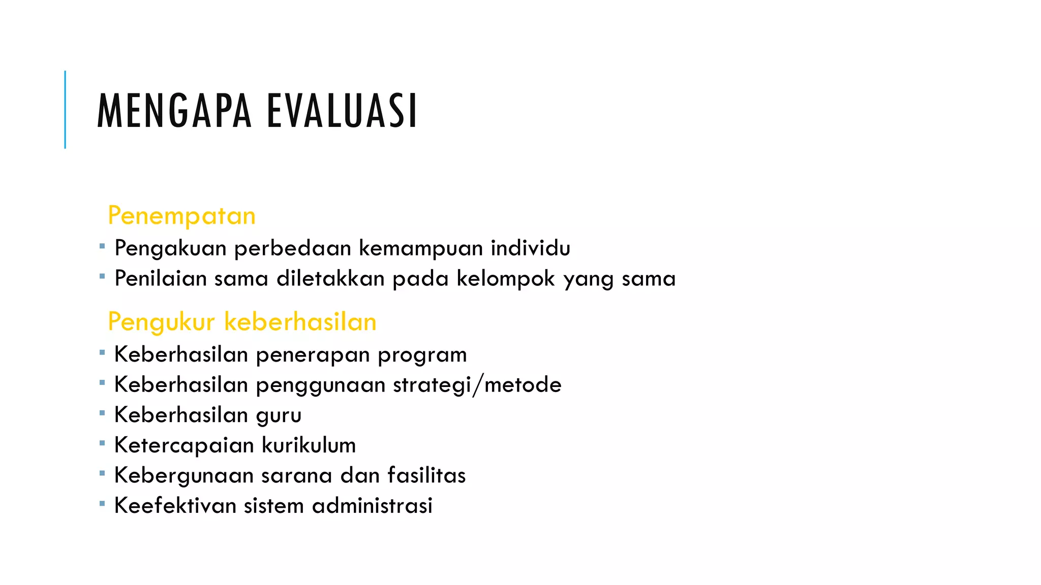 1 konsep evaluasi pembelajaran | PDF