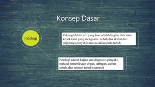 Konsep Patologi dan Patofisologi Keperawatan | PPTX