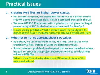 PAN Files from IEC 61853-1 Test Data: Why Using Datasheet I-V Values is ...