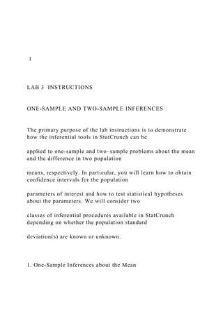 1 LAB 3 INSTRUCTIONS ONE-SAMPLE AND TWO-SAMP.docx