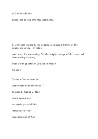 1 Lab 8 -Ballistic Pendulum Since you will be desig.docx