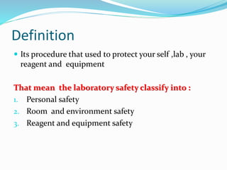 lab safety | PPTX