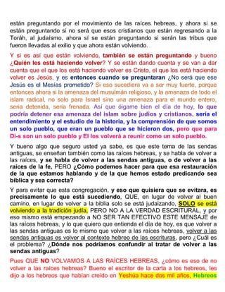 1 Que son las sendas antiguas? | PDF