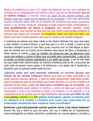 1 Que son las sendas antiguas? | PDF