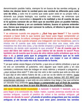 1 Que son las sendas antiguas? | PDF
