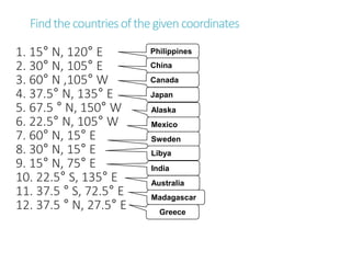 1 latitude & longitude | PPT