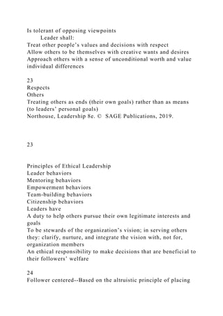 1Leadership EthicsChapter 13Northouse, Leadershi.docx