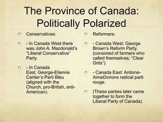 #1 lead up to confederation | PPTX