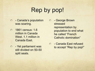 #1 lead up to confederation | PPTX | North America Travel | Travel ...