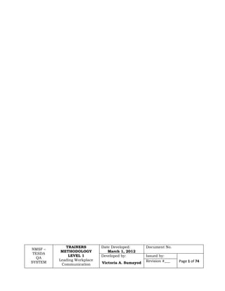 1 Lead Workplace Communication Pdf