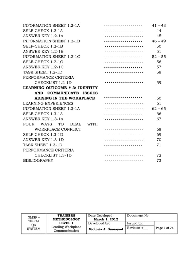 1 lead workplace communication | PDF