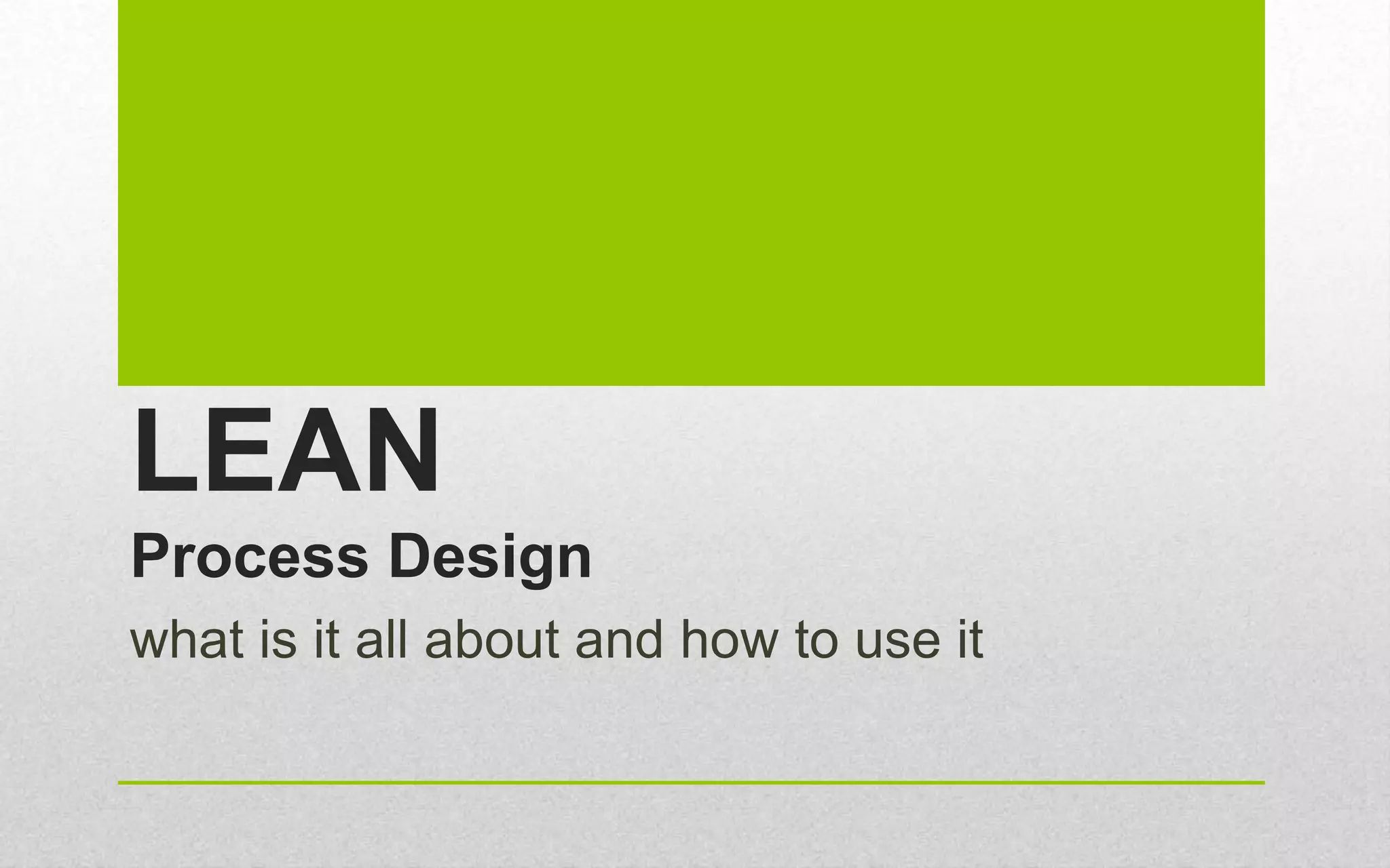 Наталія Беца “Lean Process Design” | PPT