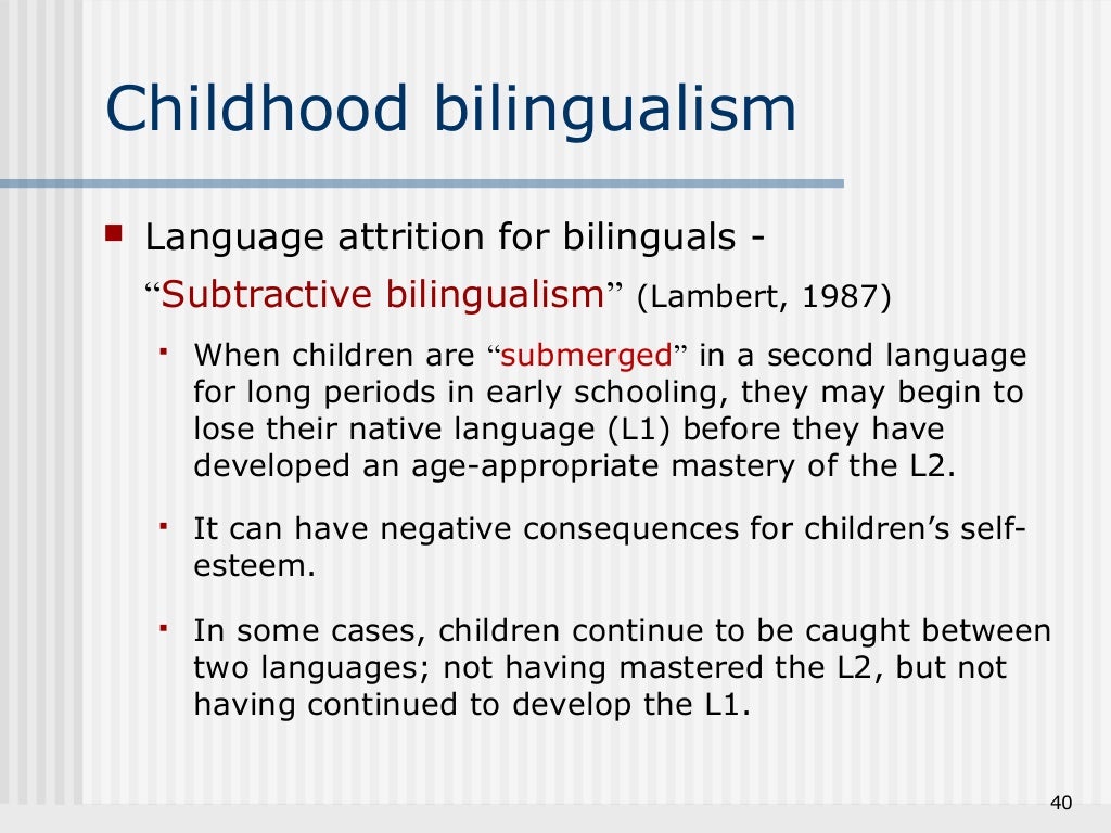 Language Learning in Early Childhood