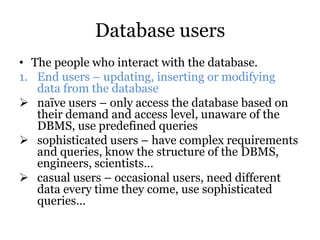 fundamentals of Databases | PPT