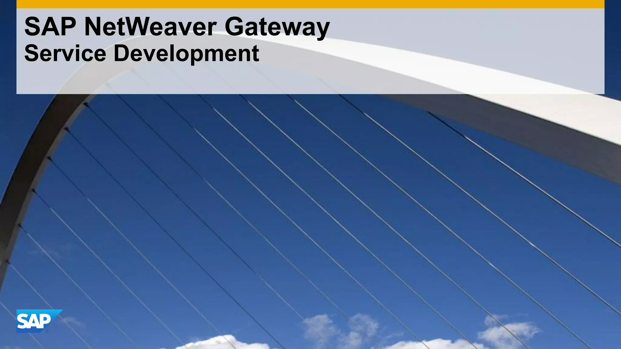 Autodesk Technical Webinar: SAP NetWeaver Gateway Part 1 | PPT