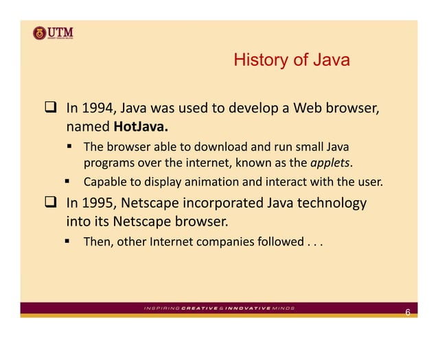Introduction to Java Programming Language | PPT | Free Download