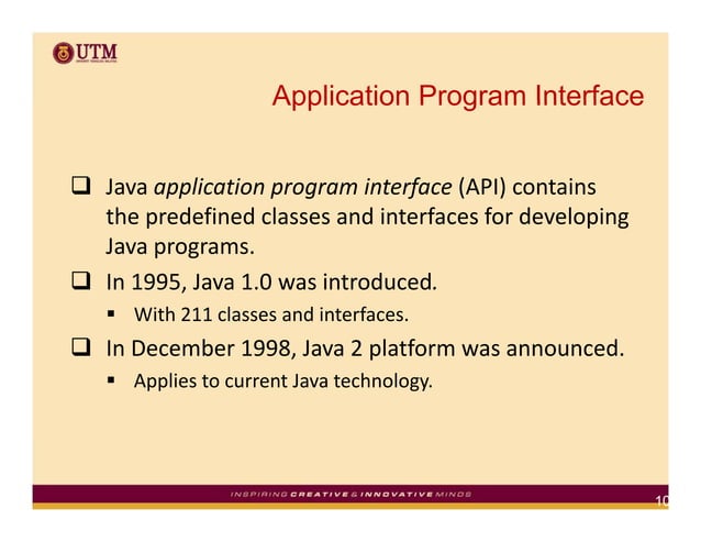 Introduction To Java Programming Language