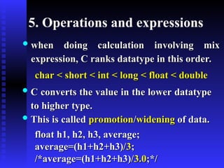 1_Lecture 1 ABC of C programming.ppt. great resource | PPT