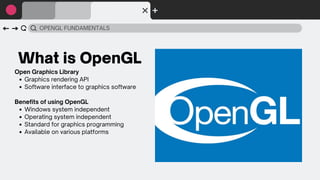 Lesson 1 - OpenGL | PDF | Computing | Technology & Computing