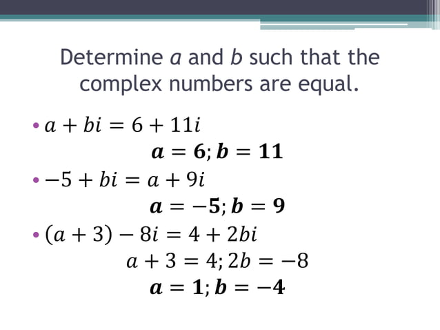 1 Lesson 7 Introduction To Complex Numbers | Ppt
