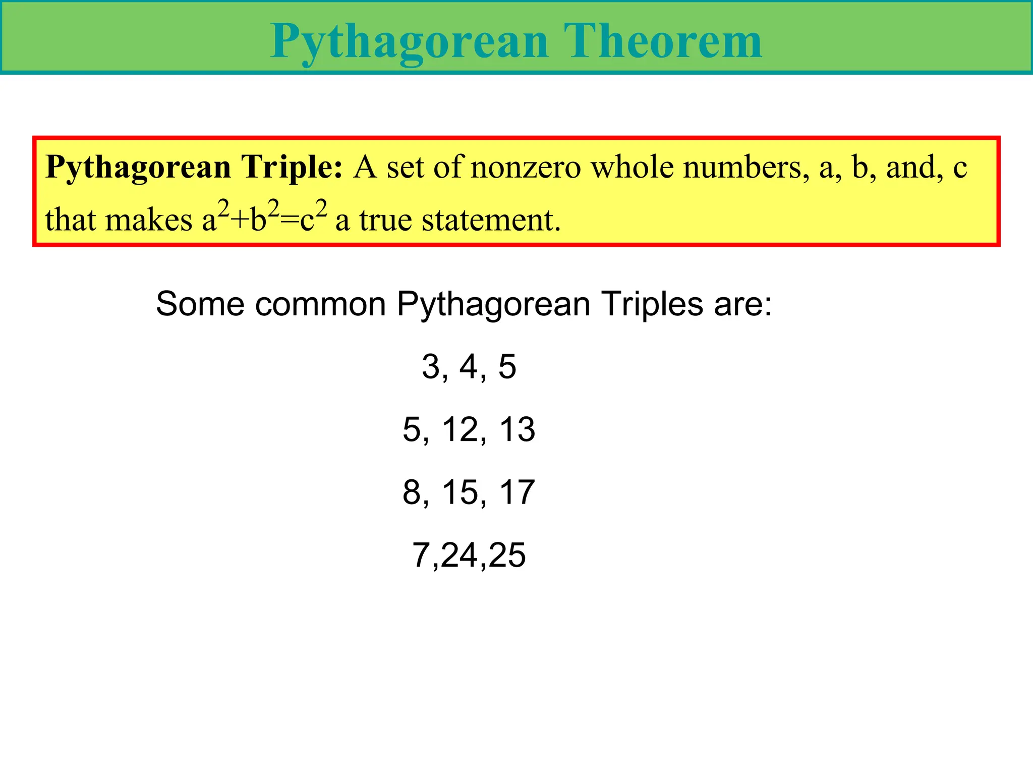 1Lesson 8.1 Pythagorean Theorem...[1].ppt