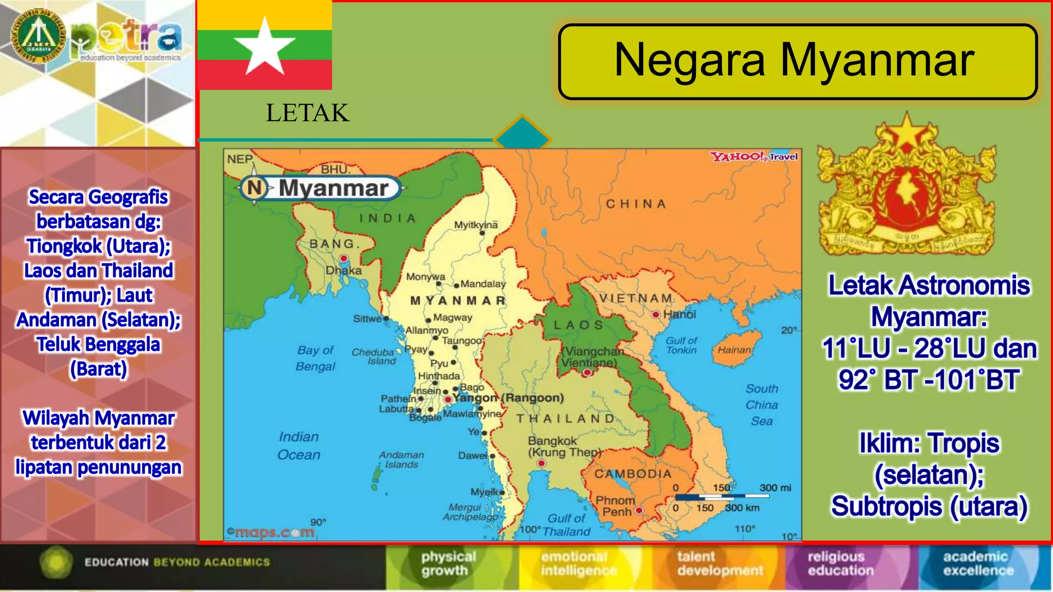 Letak NEGARA-NEGARA ANGGOTA ASEAN | PPT