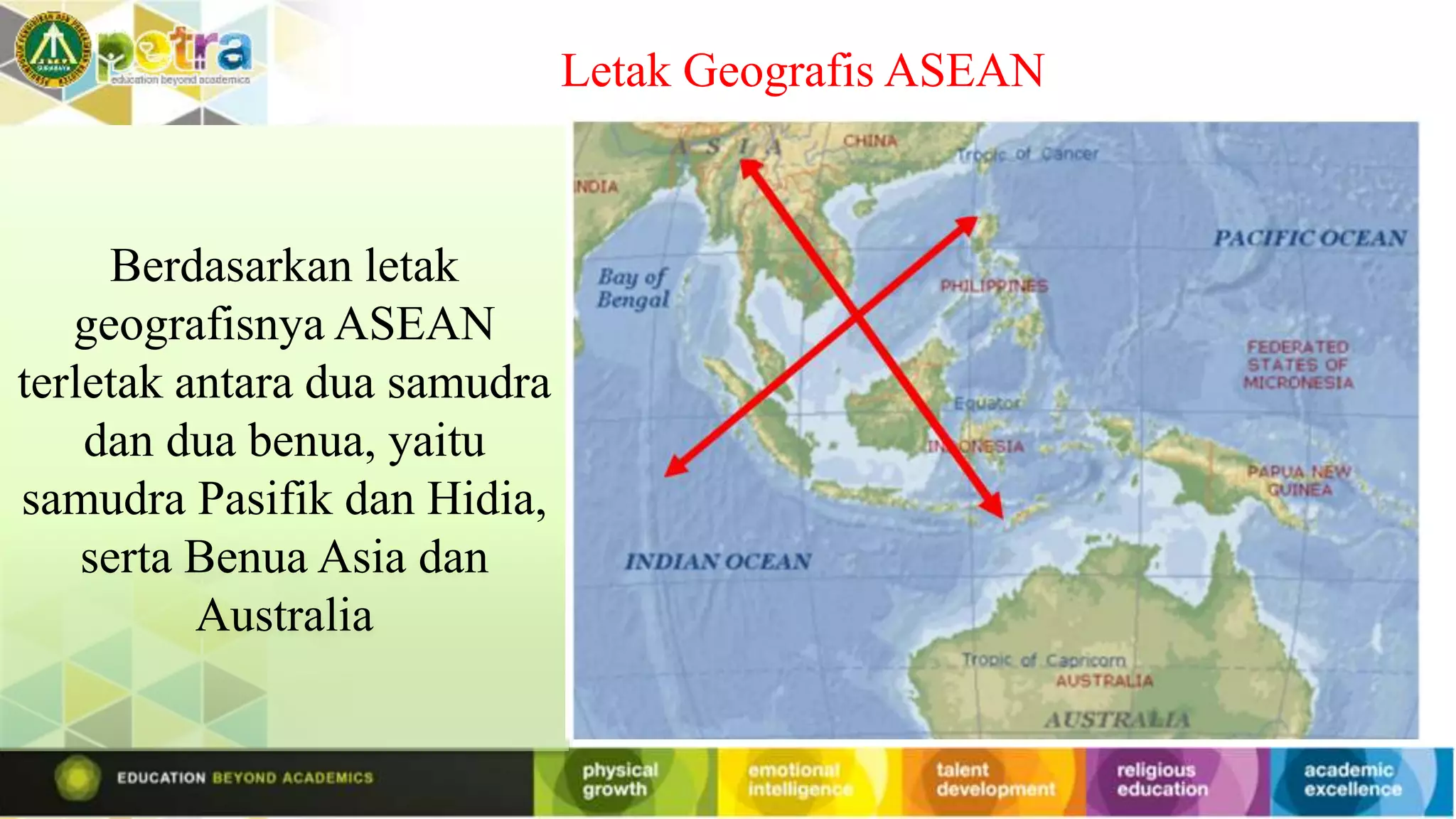 Letak NEGARA-NEGARA ANGGOTA ASEAN | PPT