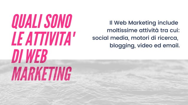 Cos'è il Web Marketing | PPT | Free Download