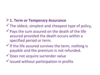 1 life assurance products | PPT