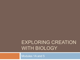 Apologia Biology Presentation 1 - Life, Scientific Method, and Biochem ...