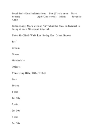 1 Lincoln Park Zoo Report ANTH 105 Introduction to.docx