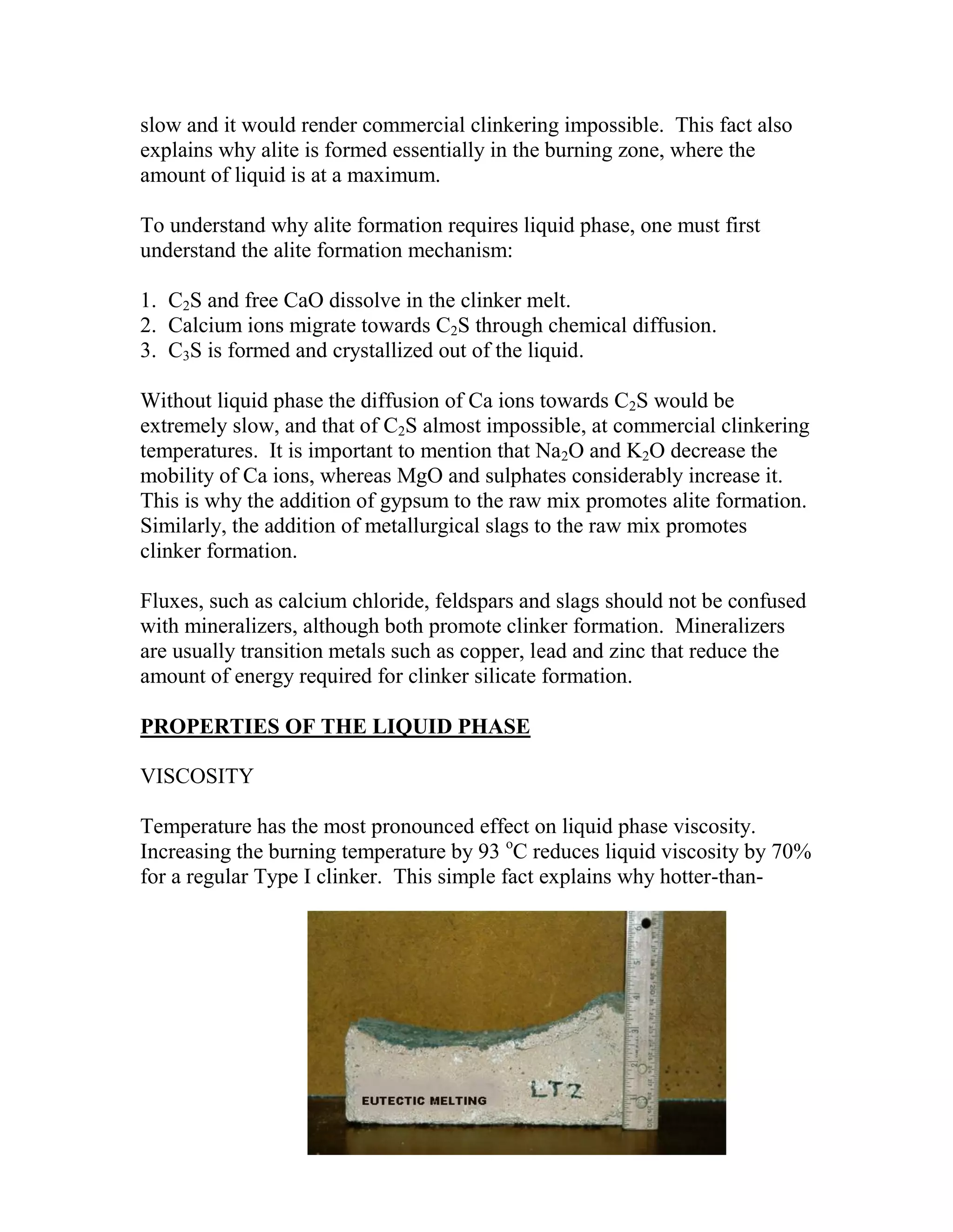 Clinker Liquid Phase | PDF