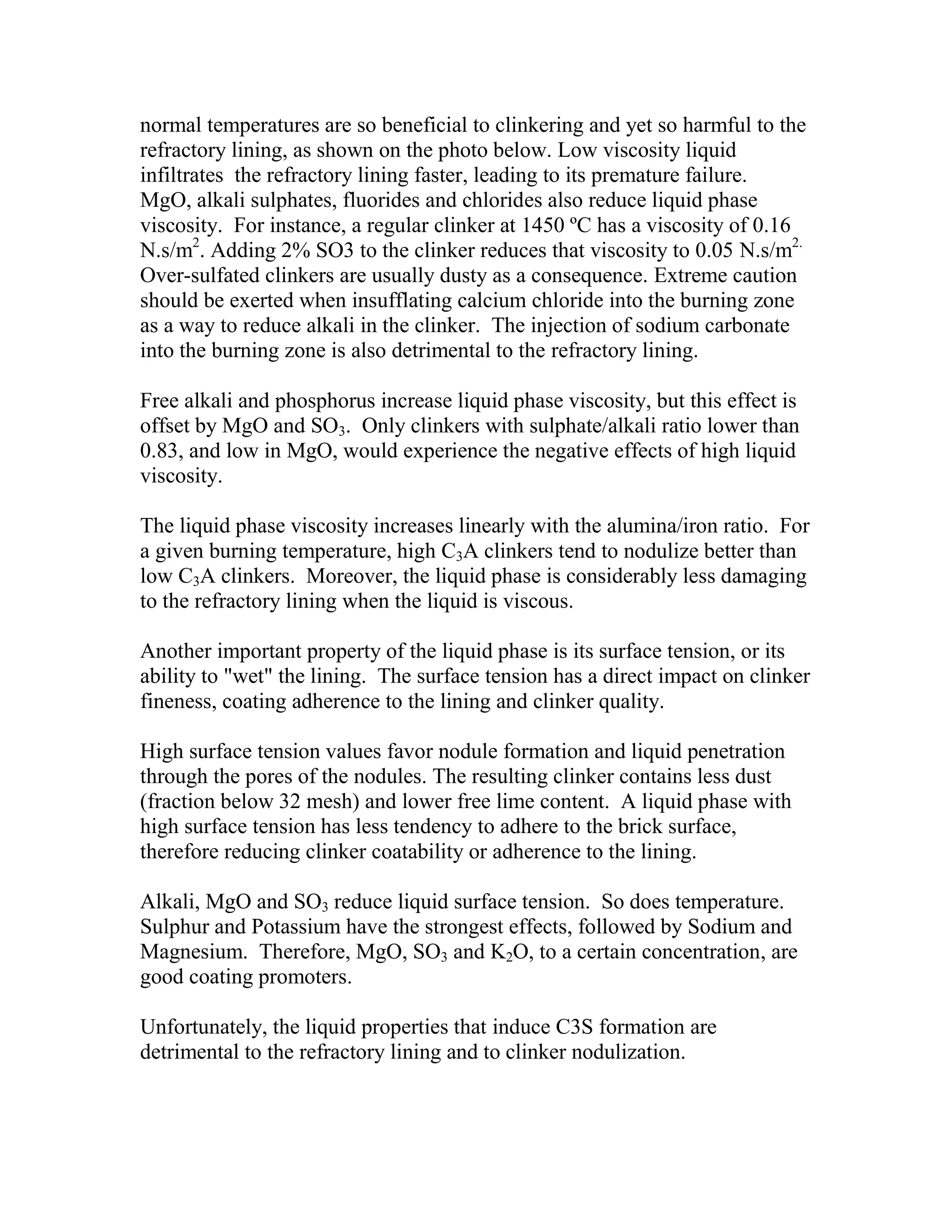Clinker Liquid Phase | PDF