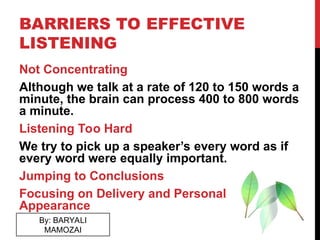 Introduction to Listening Skill & its Importance and Kinds | PPT | Free ...