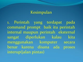 logika algoritma & command prompt | PPT