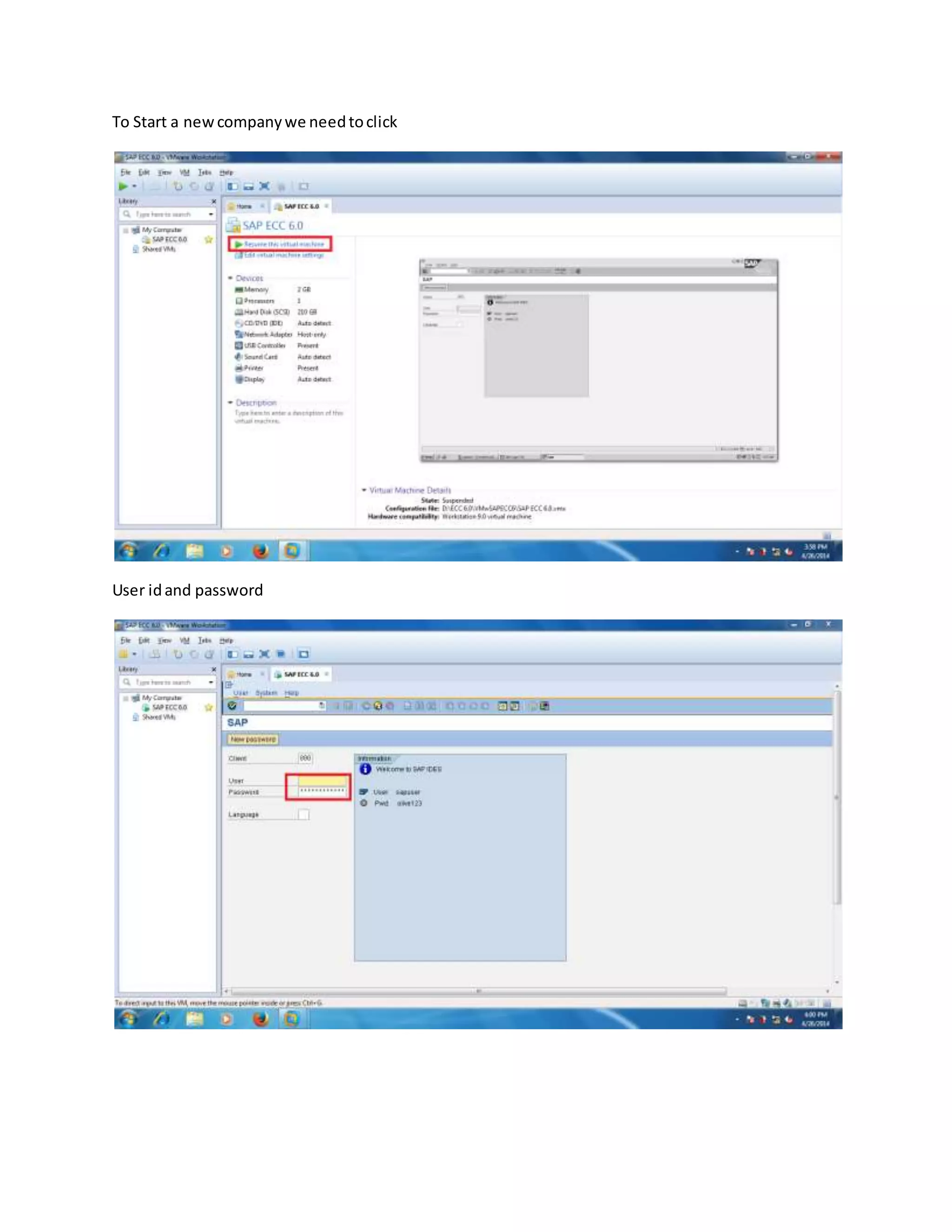 1 log in procedures | DOCX