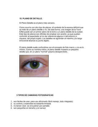 1 los planos fotográficos | DOCX