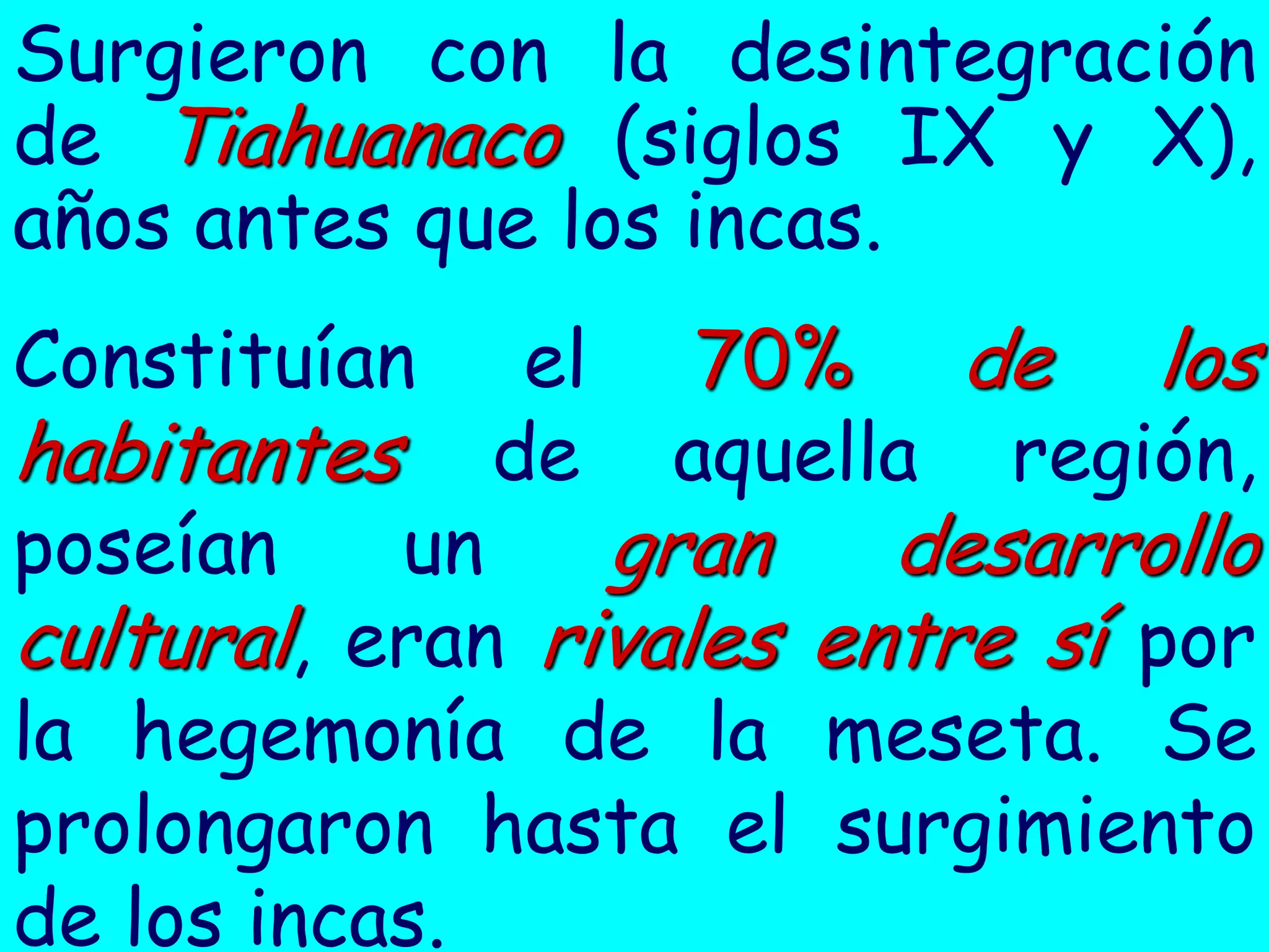 1 LOS REINOS AYMARAS | PPT