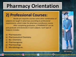 Pharmacy Orientation| Lecture# 1| Physical Pharmacy Lecture Series ...