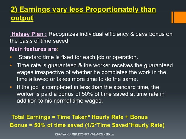 INCENTIVE By Dhanya Ushas | PPT