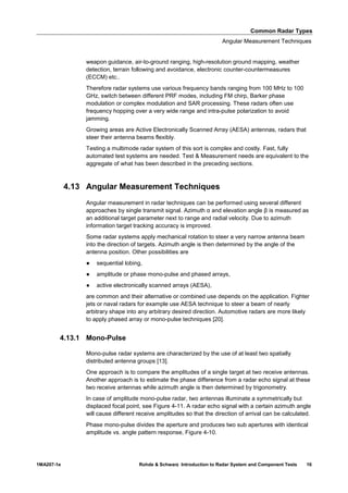 Introduction to Radar System & Component Tests | PDF