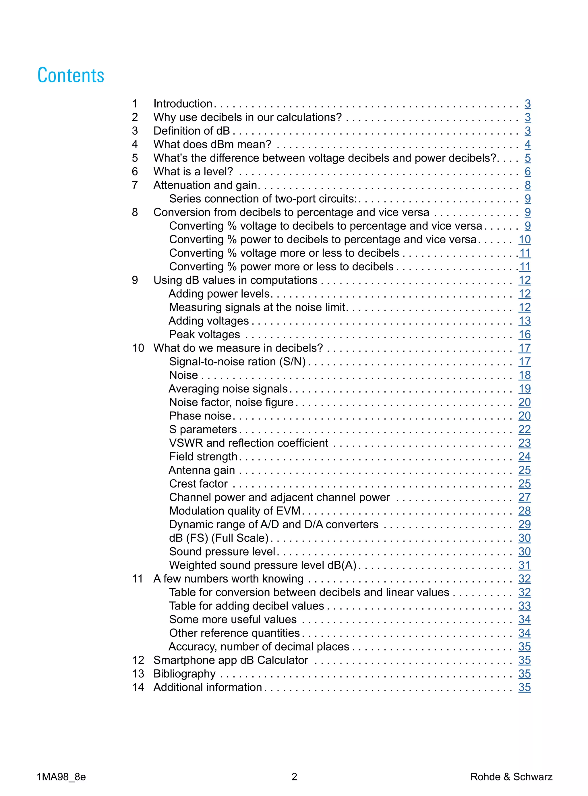 dB or not dB? Everything you ever wanted to know about decibels but ...