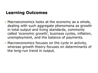 Macroeconomic issues and measurement | PPT